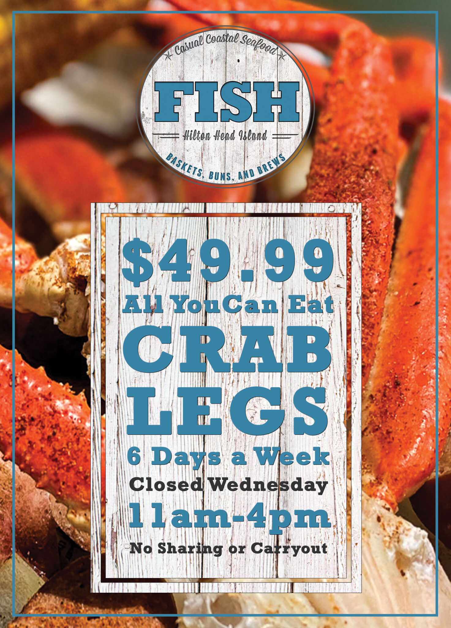 AYCE Crab Legs - Fish
